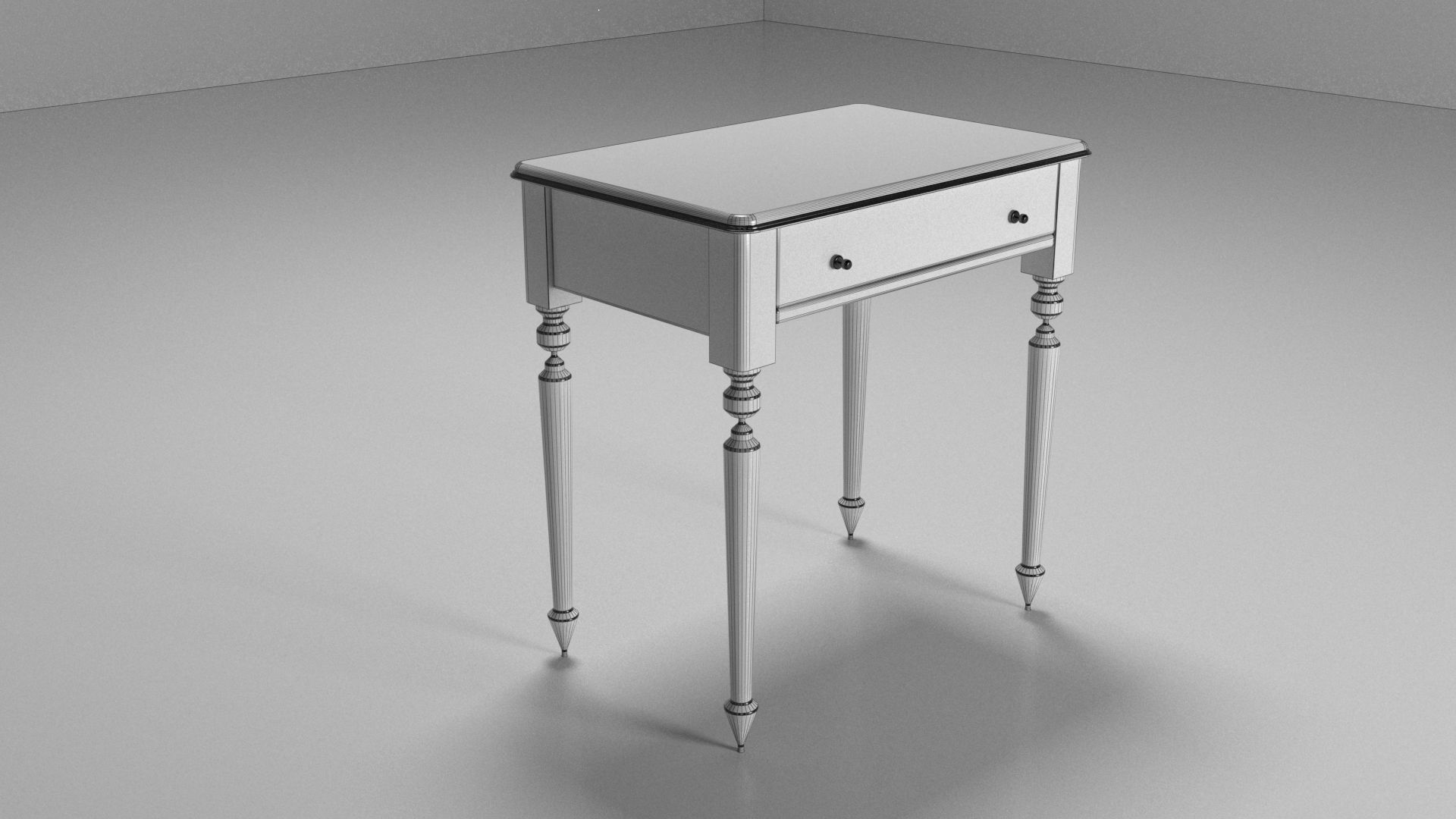 Classic Vintage Table 3D model | CGTrader
