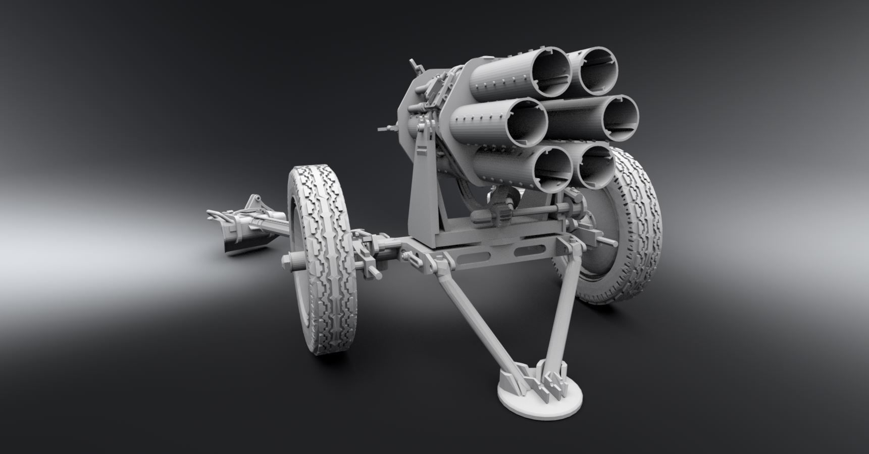 15cm Nebelwerfer Scale model 3D model 3D printable | CGTrader