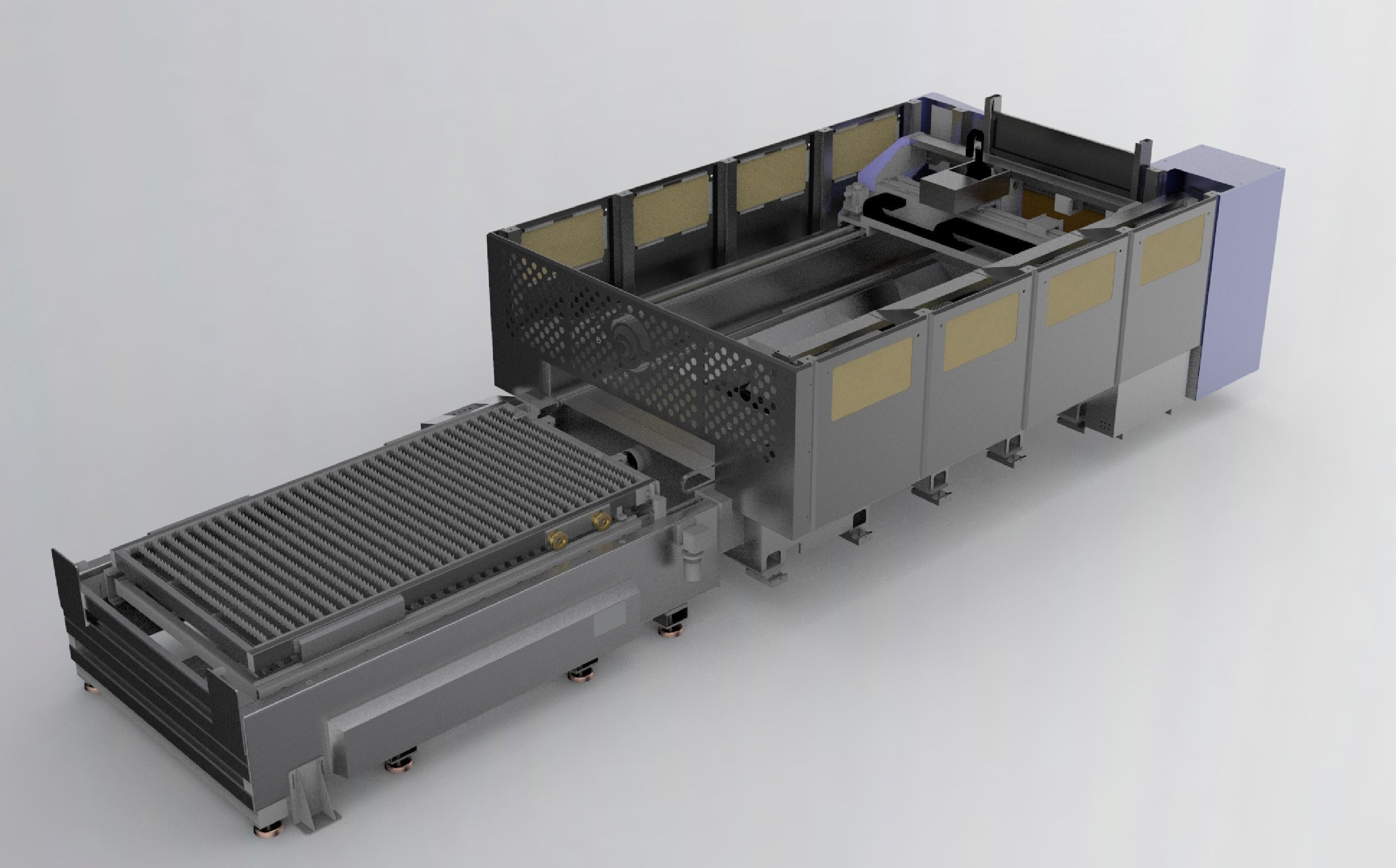 Large laser cutting machine 3D model | CGTrader