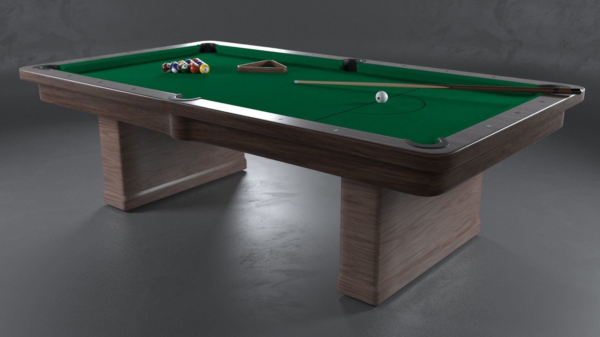 Billard Table Pool table PBR texture 3D model | CGTrader