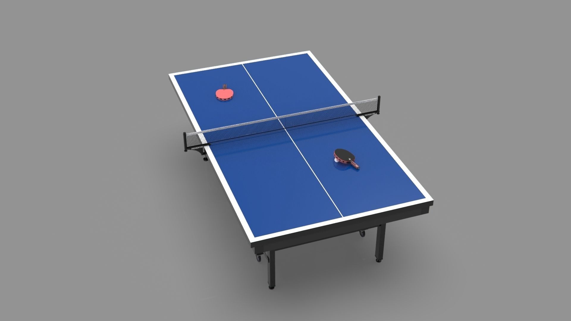 Ping pong table 3D model | CGTrader