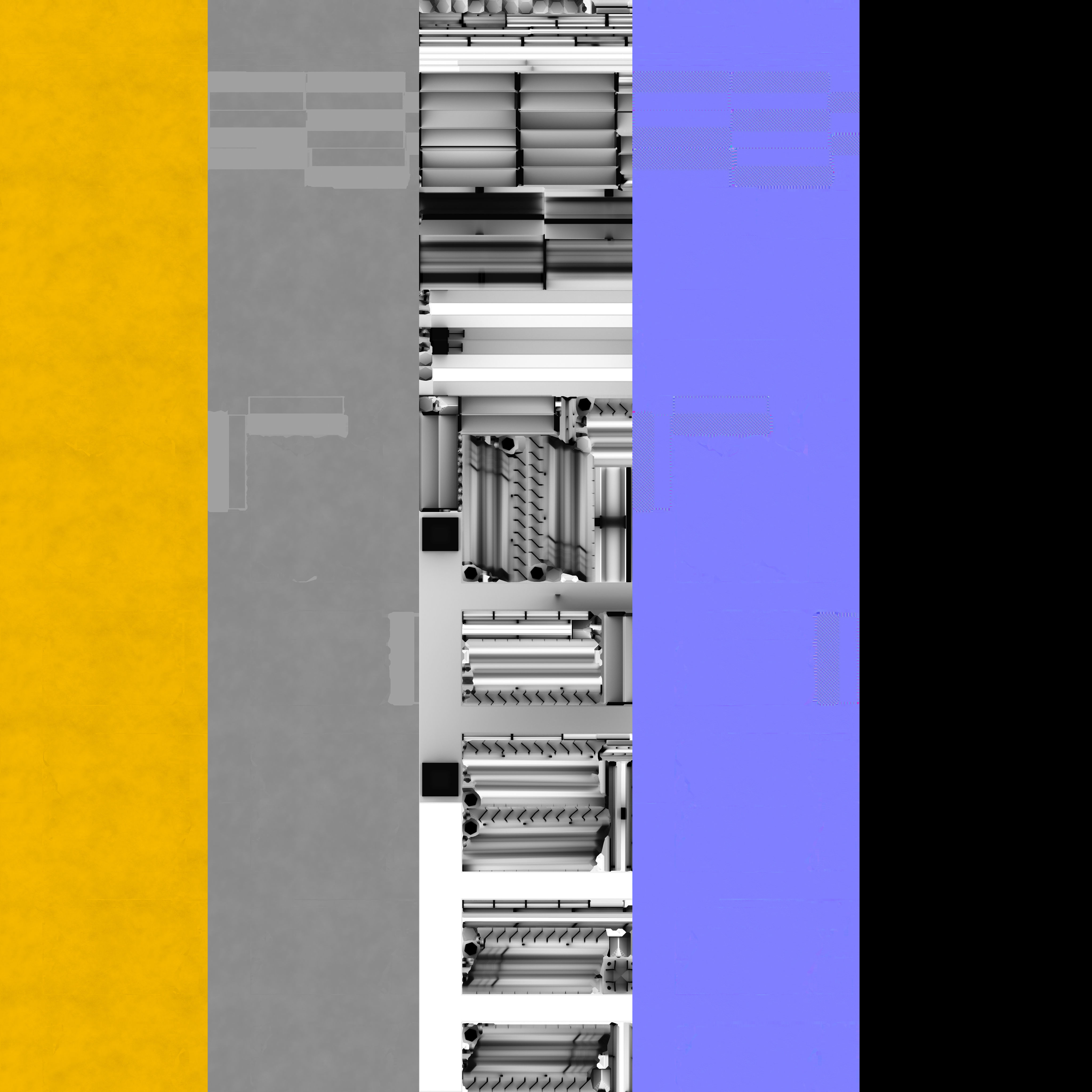 3D model Red Industrial Stair VR / AR / low-poly | CGTrader