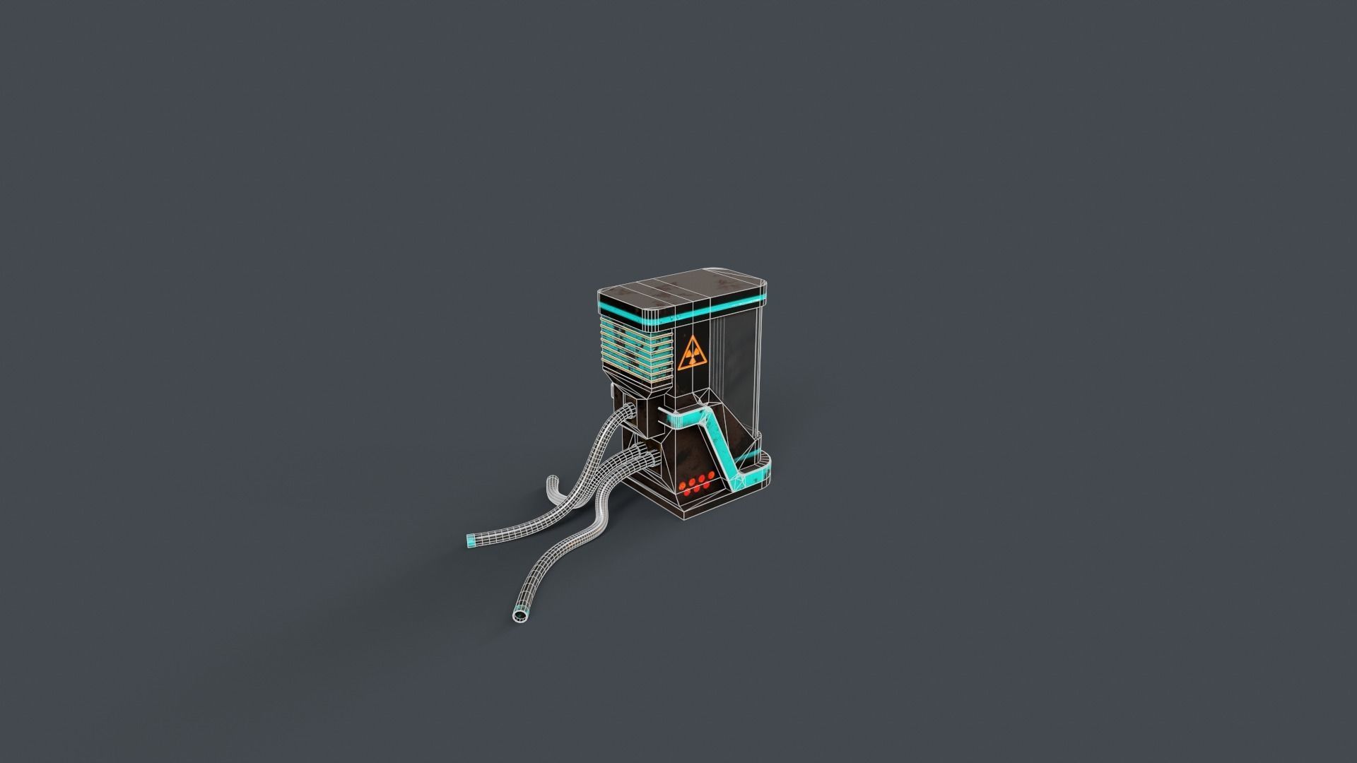 3D model Sci-Fi Teleportation Capsule V1 - 04 VR / AR / low-poly | CGTrader