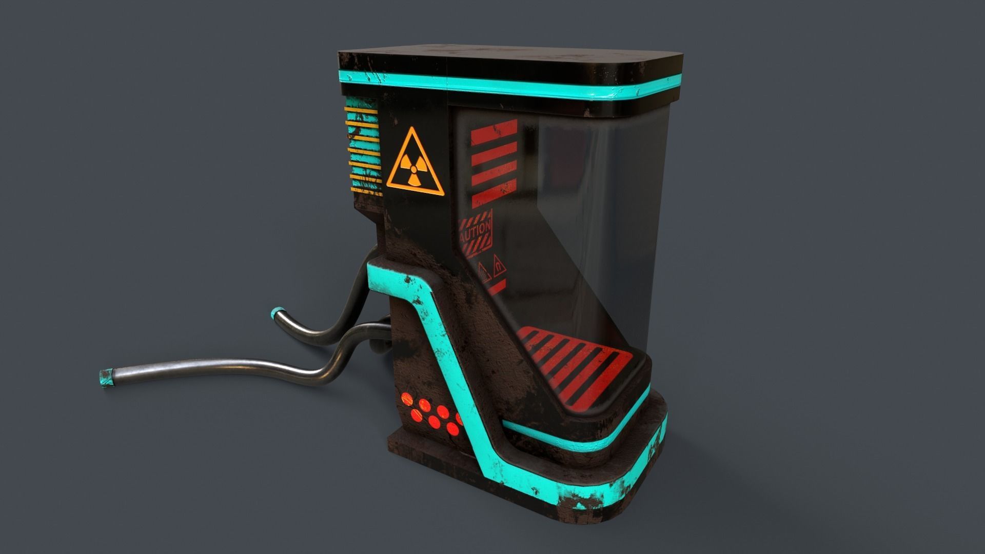 3D model Sci-Fi Teleportation Capsule V1 - 04 VR / AR / low-poly | CGTrader