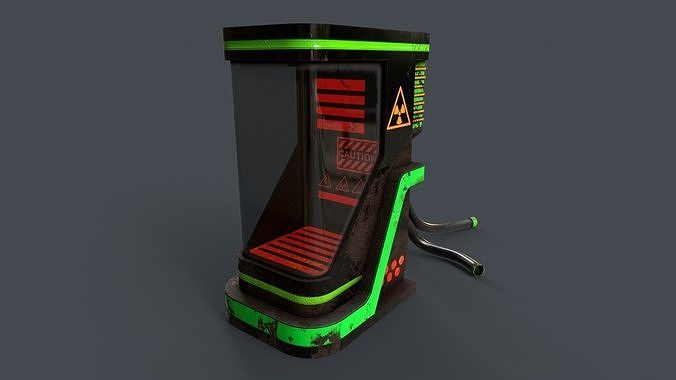 3D model Sci-Fi Teleportation Capsule V1 - 05 VR / AR / low-poly | CGTrader