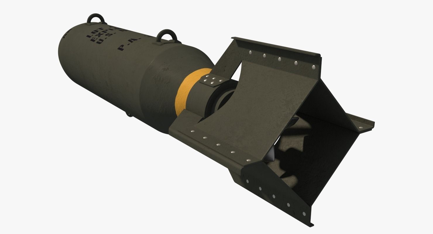 3D model WWII 100lb Bomb - AN-M30 GP100 VR / AR / low-poly | CGTrader