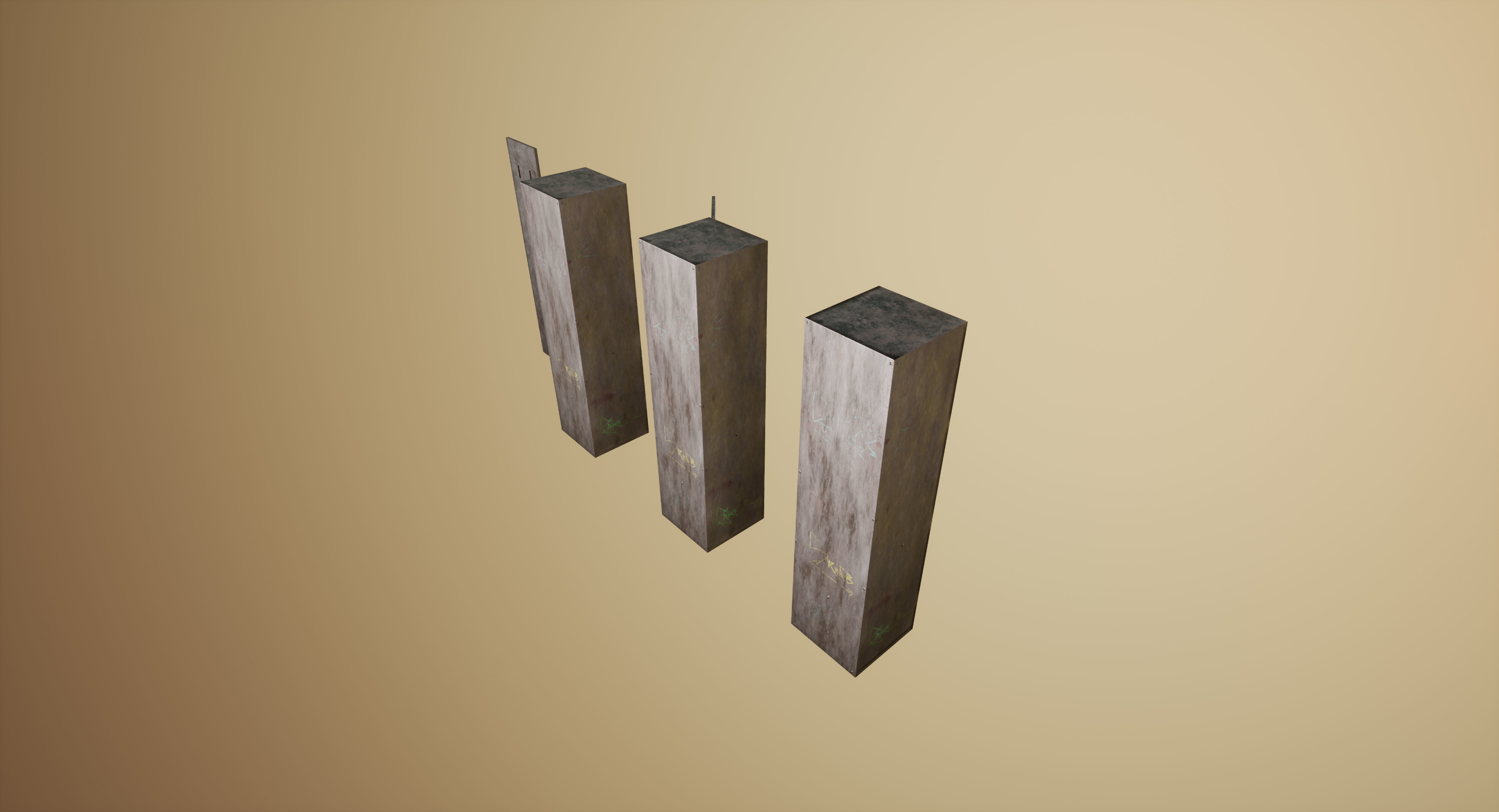 Locker Dirty - Low Poly - FREE free VR / AR / low-poly 3D model ...
