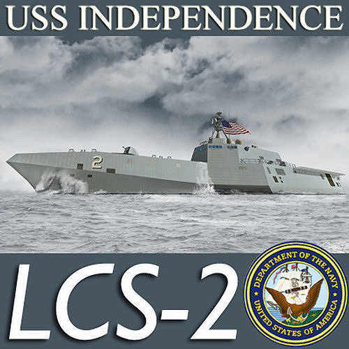 US Navy Littoral Combat Ship General Dynamics LCS-2 3D model | CGTrader