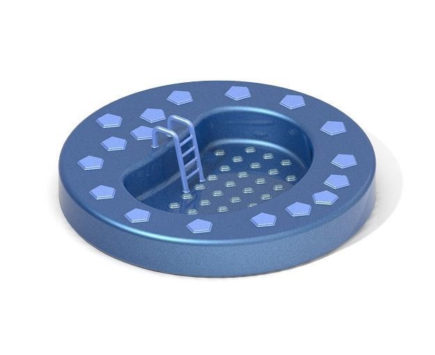 Stylish Swimming Pool 3D model 3D printable | CGTrader
