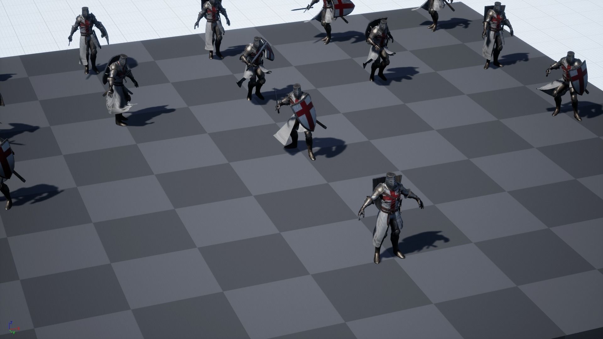 3D model Knight Templar VR / AR / low-poly | CGTrader