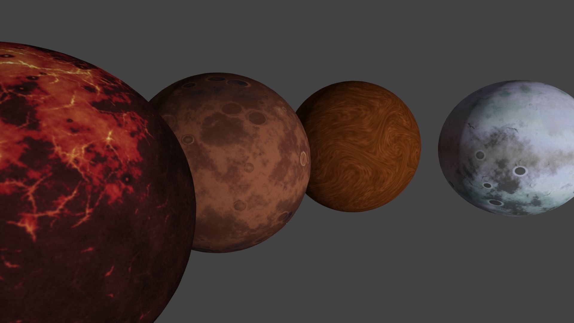 3D model Fictional Planets VR / AR / low-poly | CGTrader