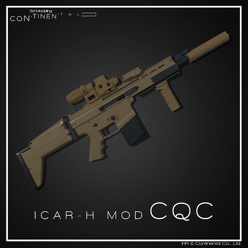 ICAR-H Mod CQC 3D model rigged | CGTrader