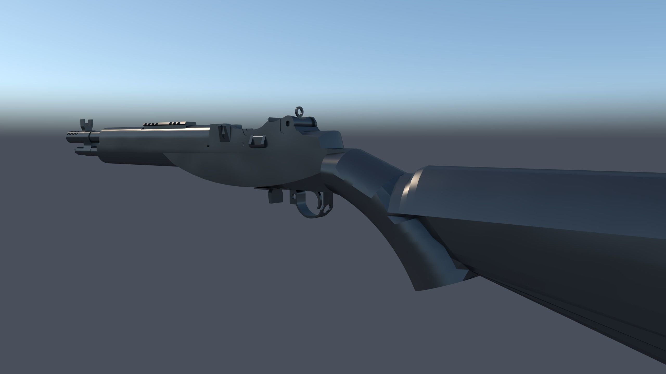 IC-14 shotgun 3D model rigged | CGTrader