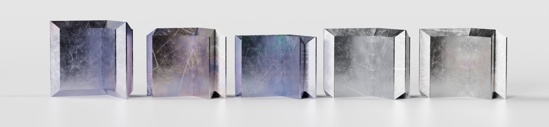 3D model Chevron Interlocking Lead Block Radiation Shielding VR / AR ...