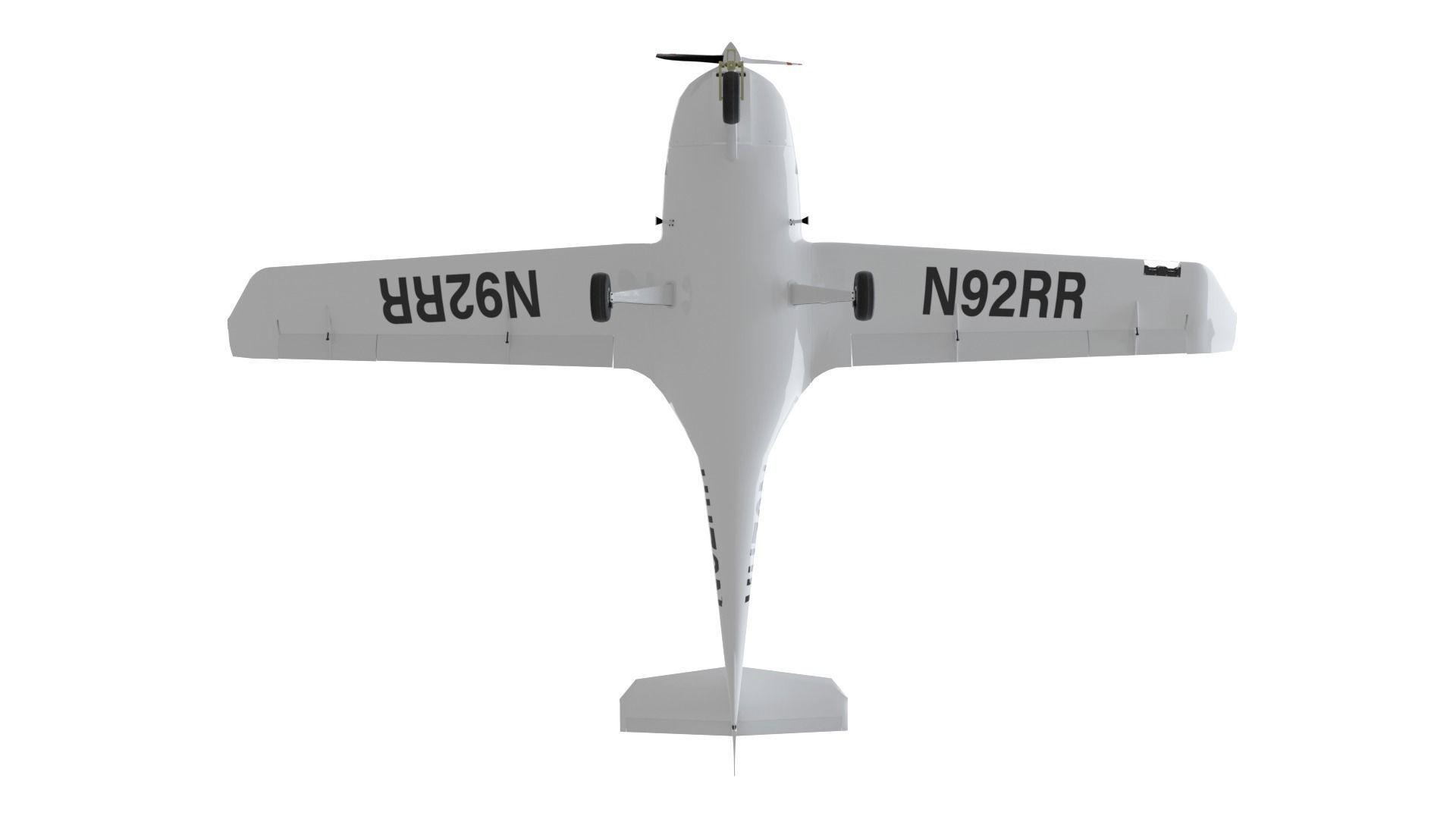 Aircraft Diamond DA20 3D model animated rigged | CGTrader