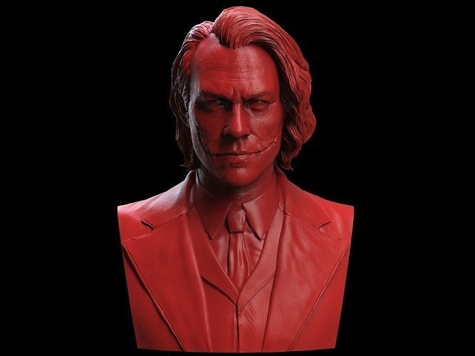 Joker - Heath Ledger 3D model 3D printable | CGTrader