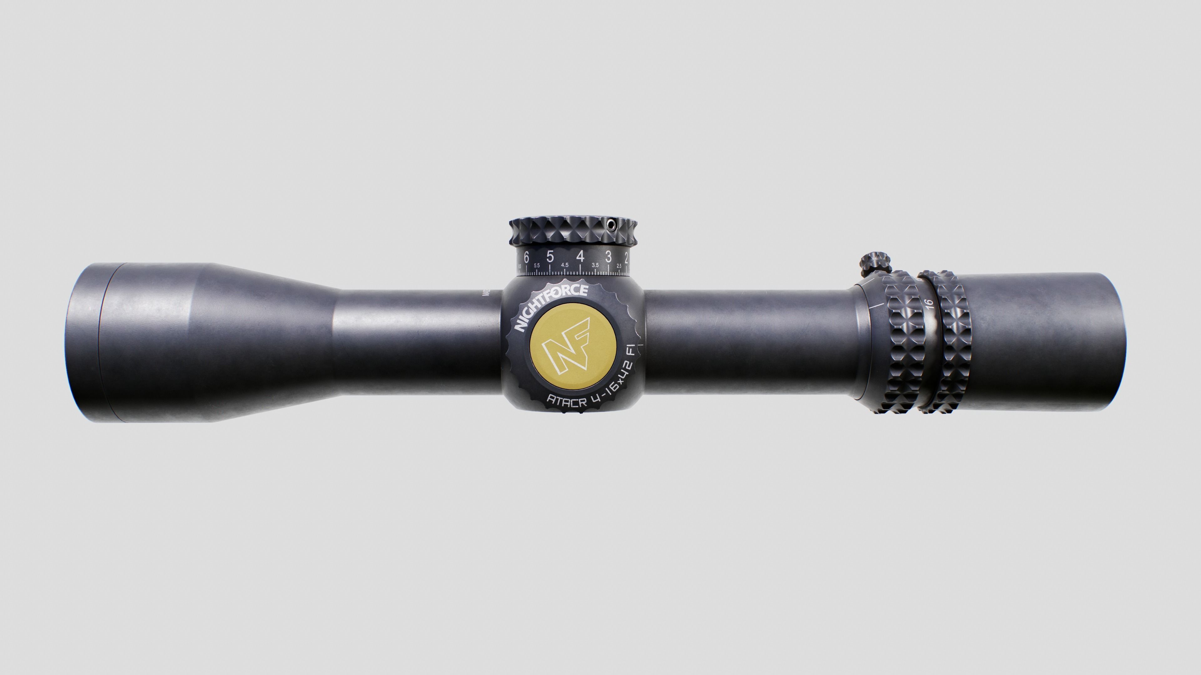 3D model Nightforce ATACR 4-16x42 F1 tactical rifle scope VR / AR / low ...