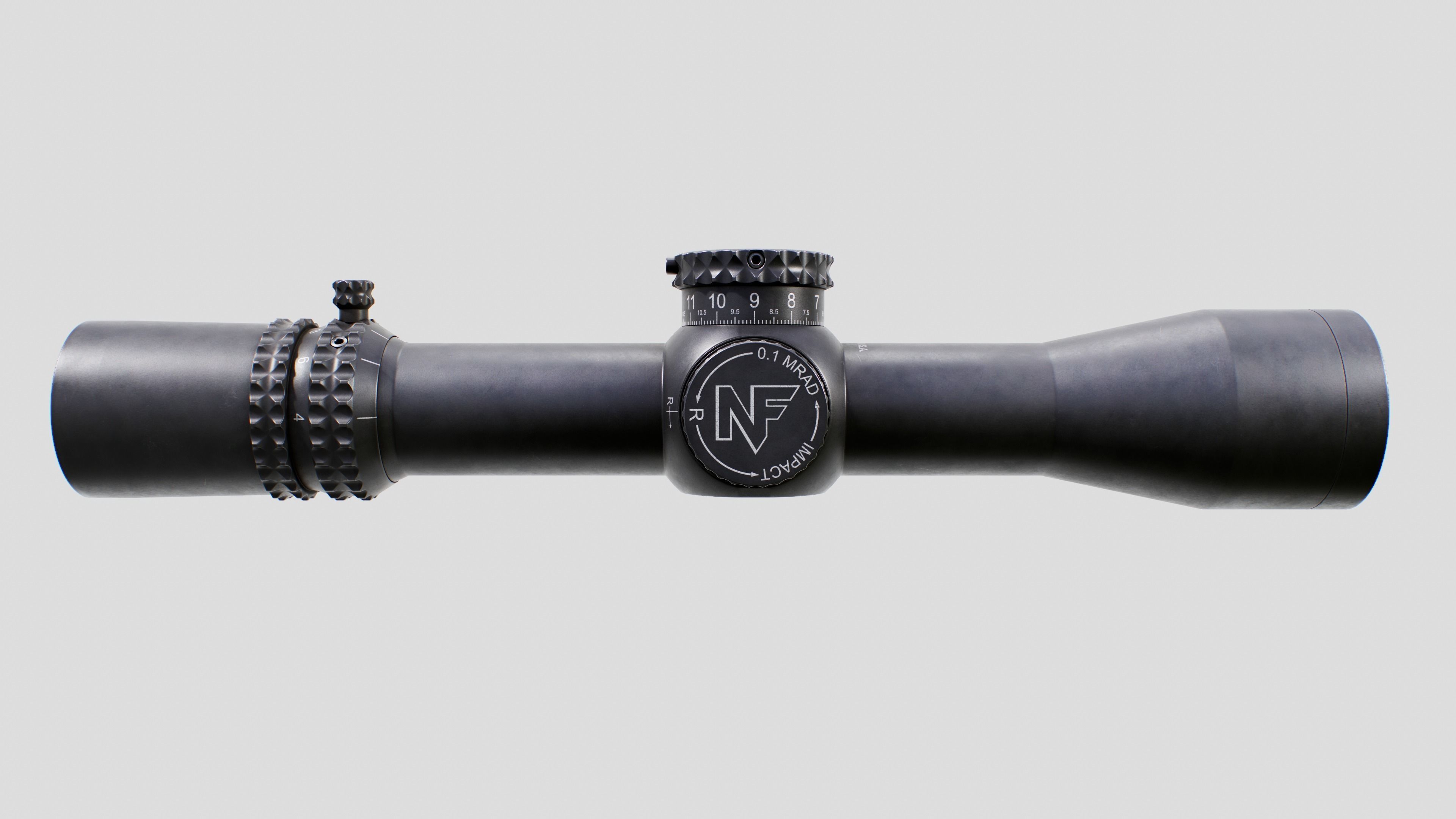 3D model Nightforce ATACR 4-16x42 F1 tactical rifle scope VR / AR / low ...