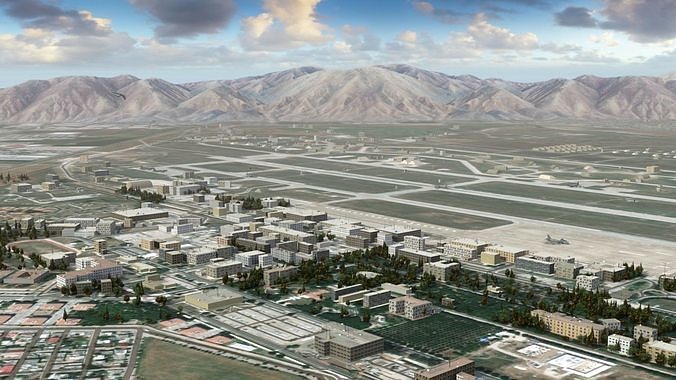 3D model Military Airbase VR / AR / low-poly | CGTrader