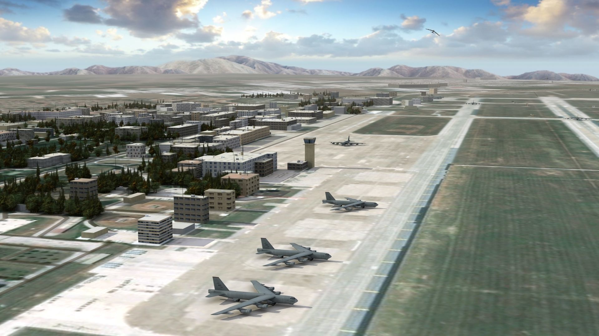 3D model Military Airbase VR / AR / low-poly | CGTrader
