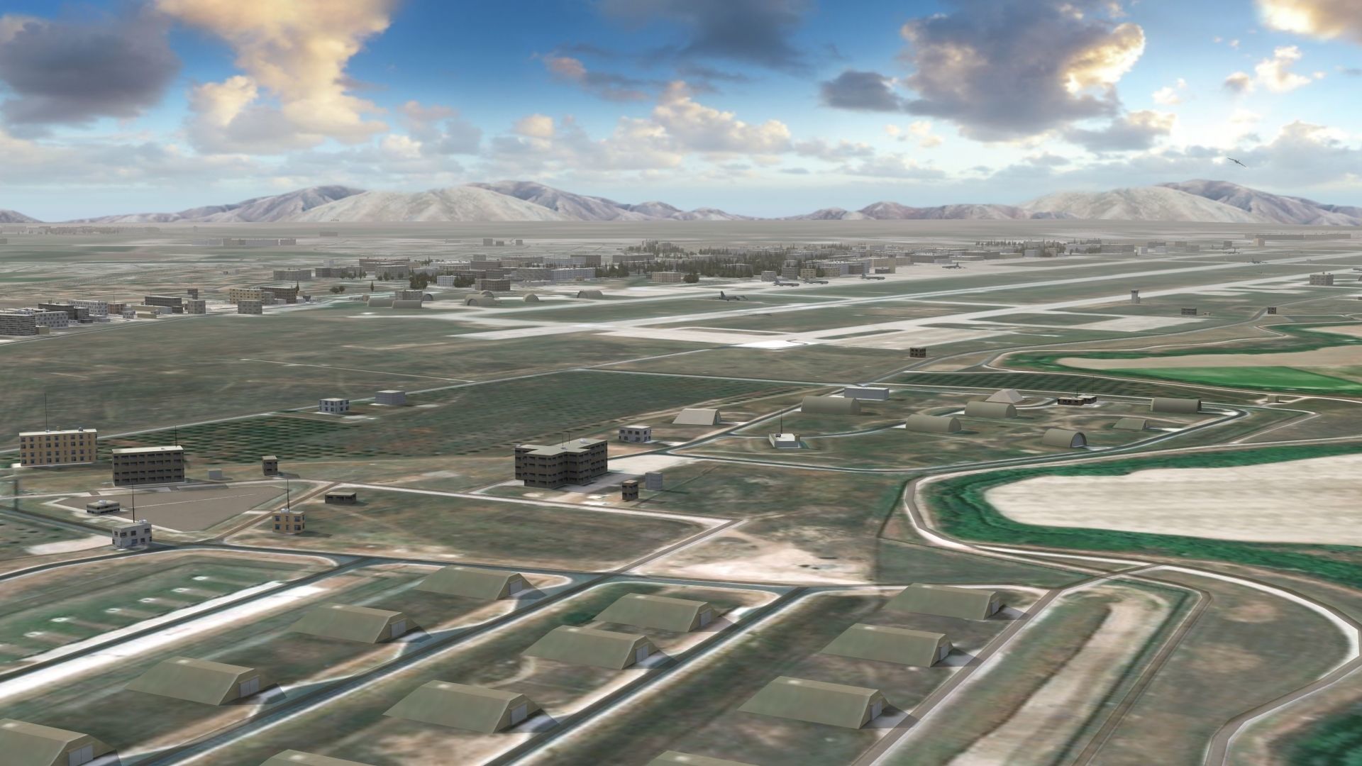 3D model Military Airbase VR / AR / low-poly | CGTrader