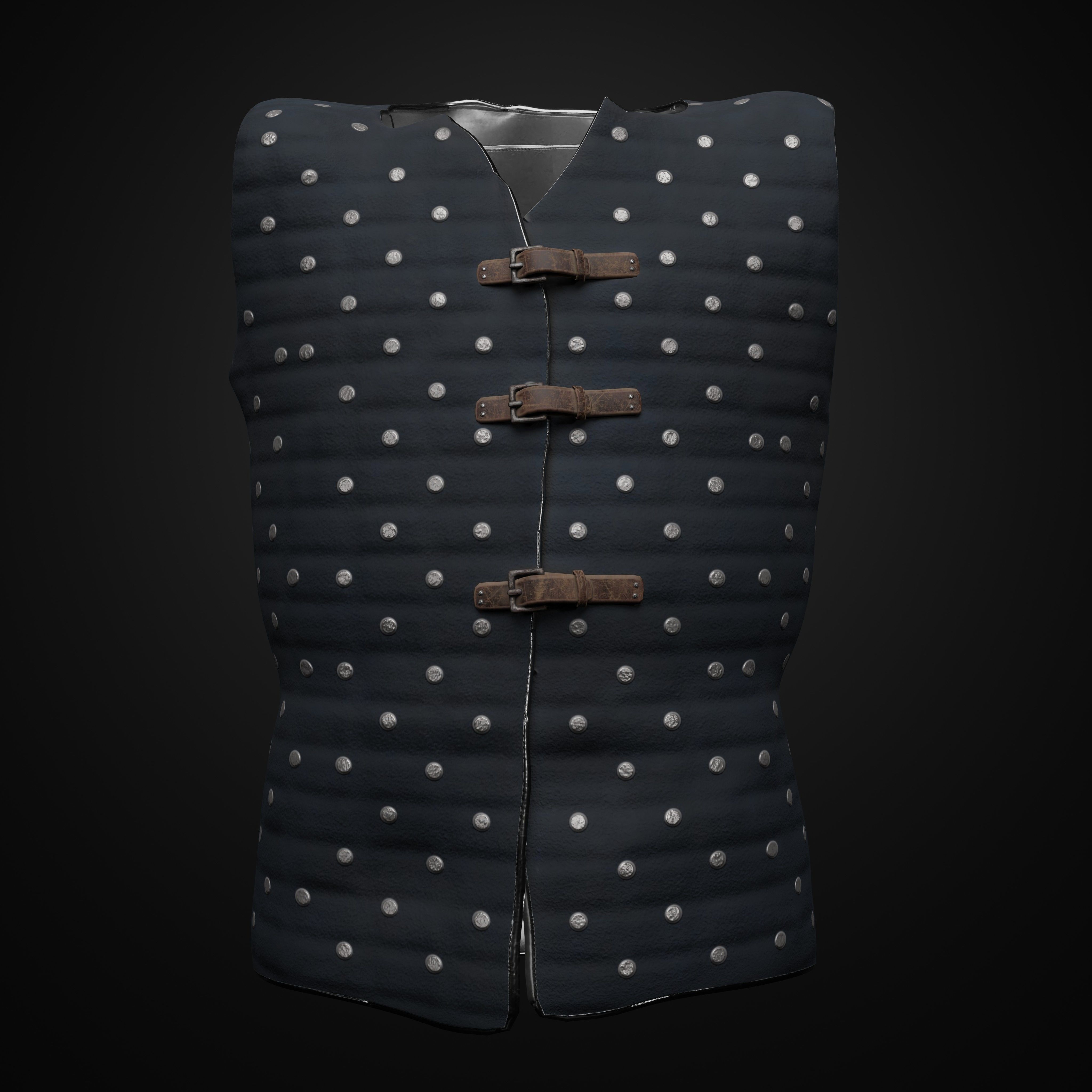 3D model Brigandine Medieval Armor VR / AR / low-poly | CGTrader