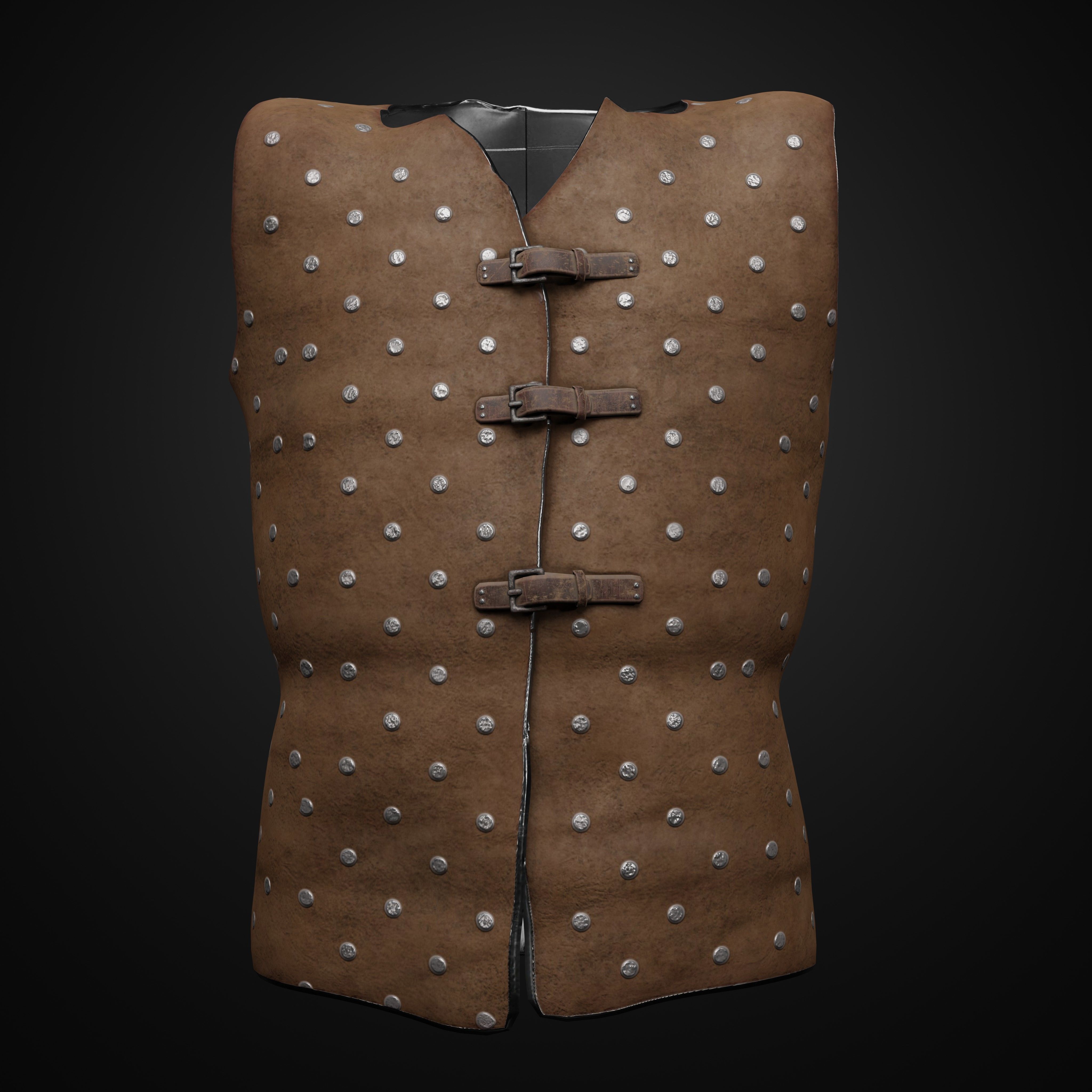 3D model Brigandine Medieval Armor VR / AR / low-poly | CGTrader