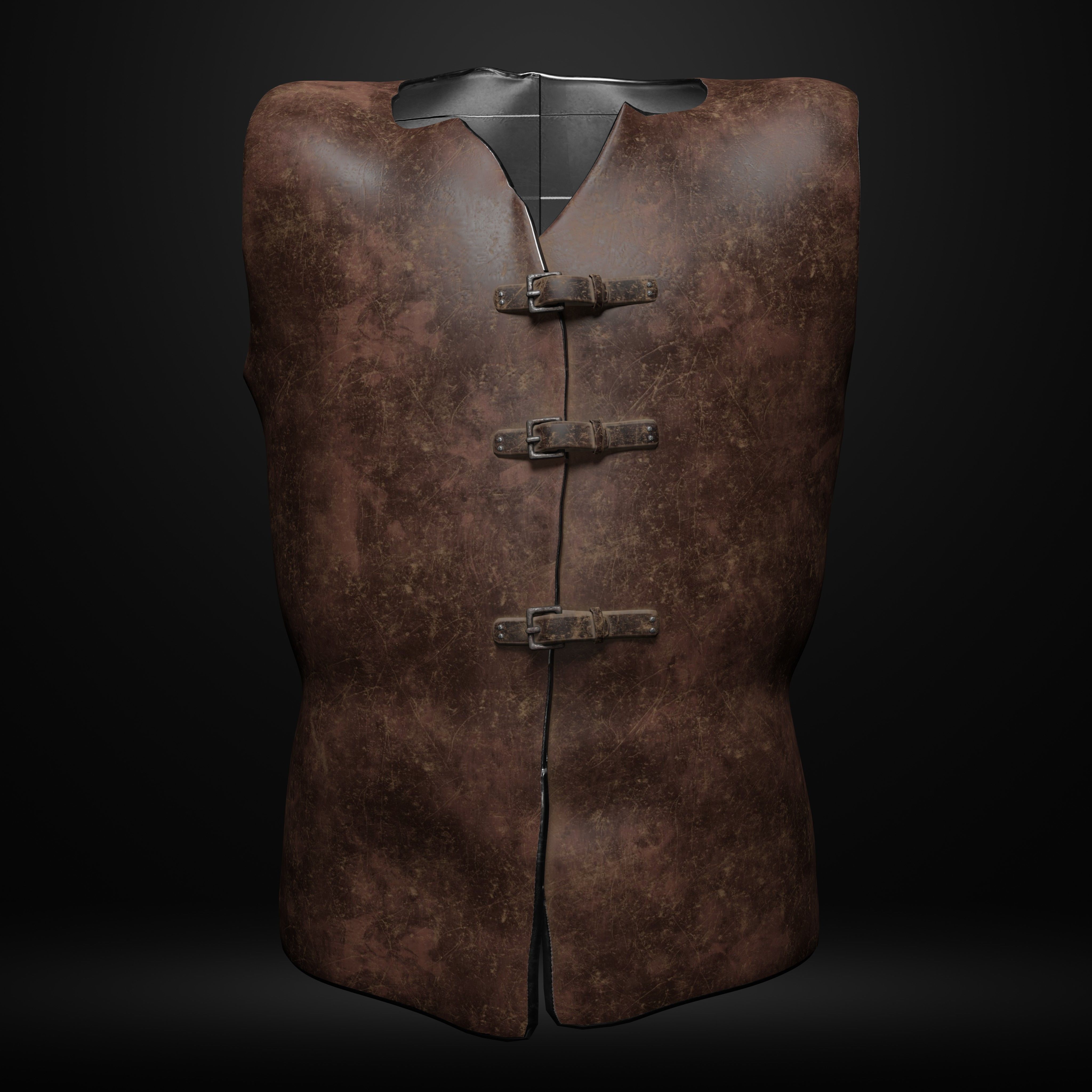 3D model Brigandine Medieval Armor VR / AR / low-poly | CGTrader