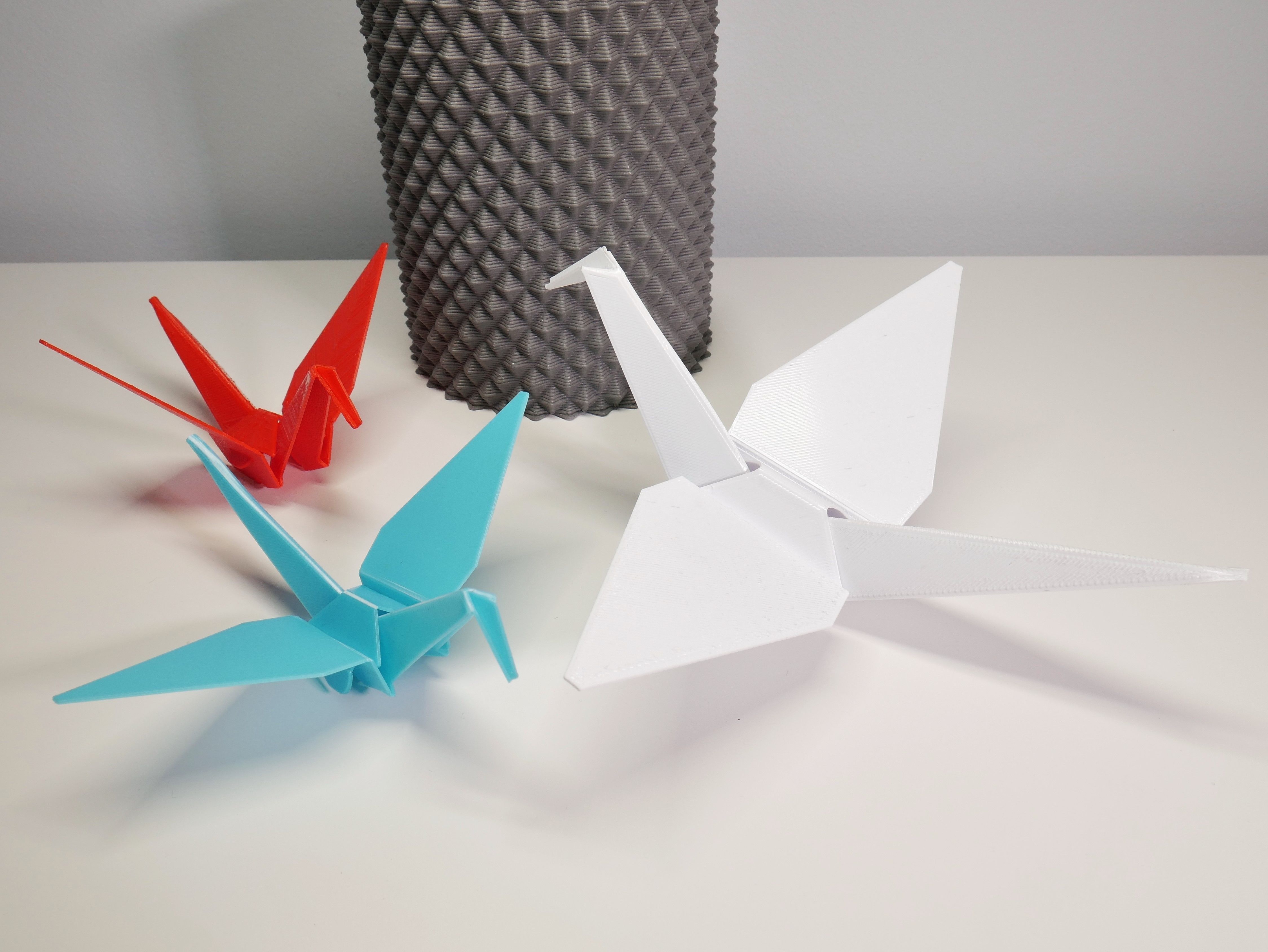 Origami crane 3D model 3D printable | CGTrader