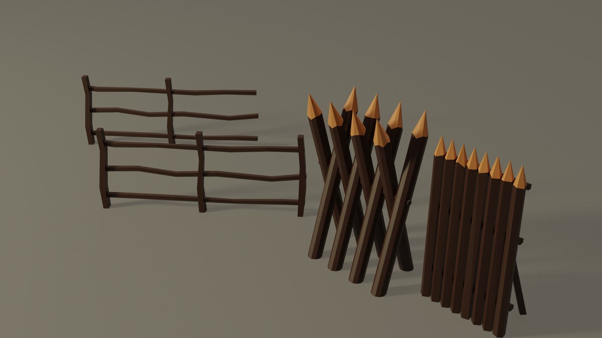 90 Low Poly Models Pack Game Ready free VR / AR / low-poly 3D model ...