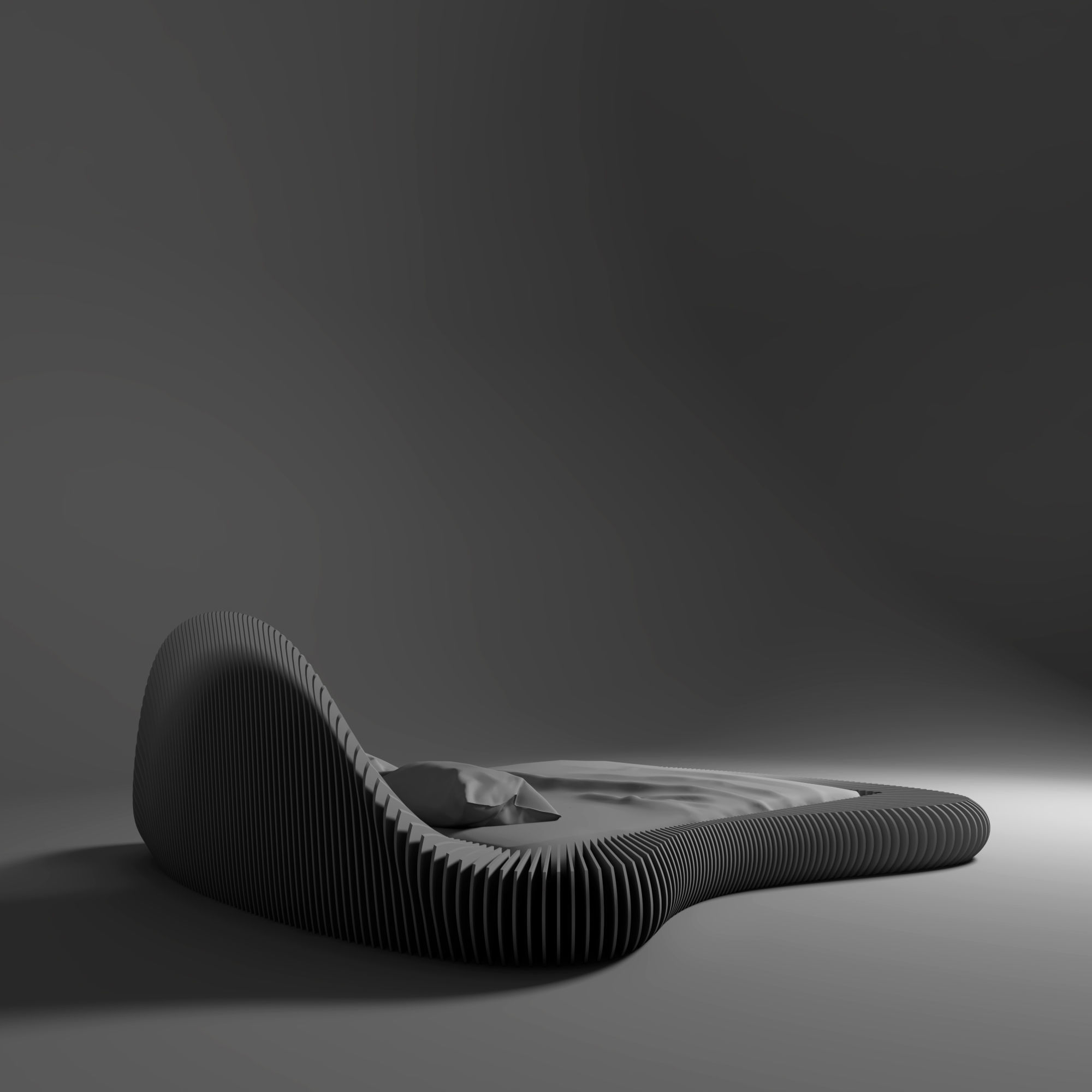 Parametric Bed 3D model | CGTrader