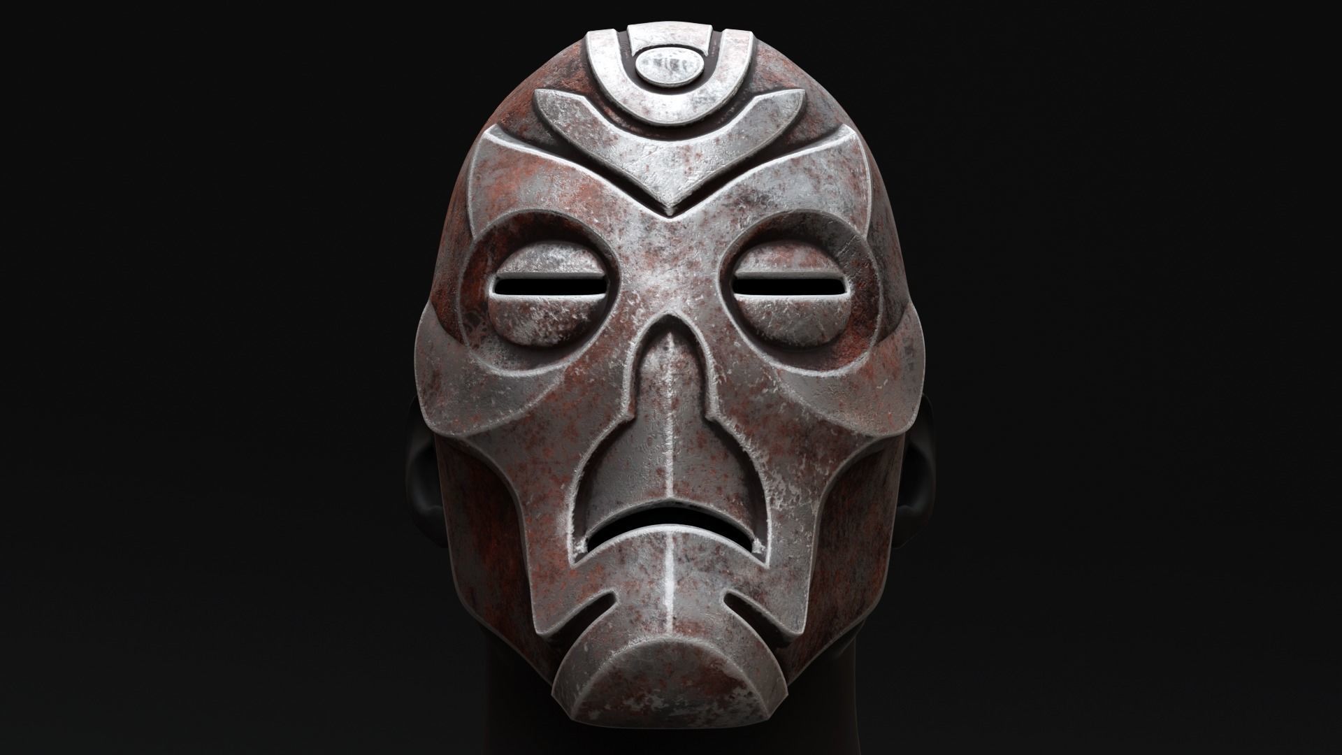 Skyrim Dragon Priest Mask - Hevnoraak 3D model | CGTrader
