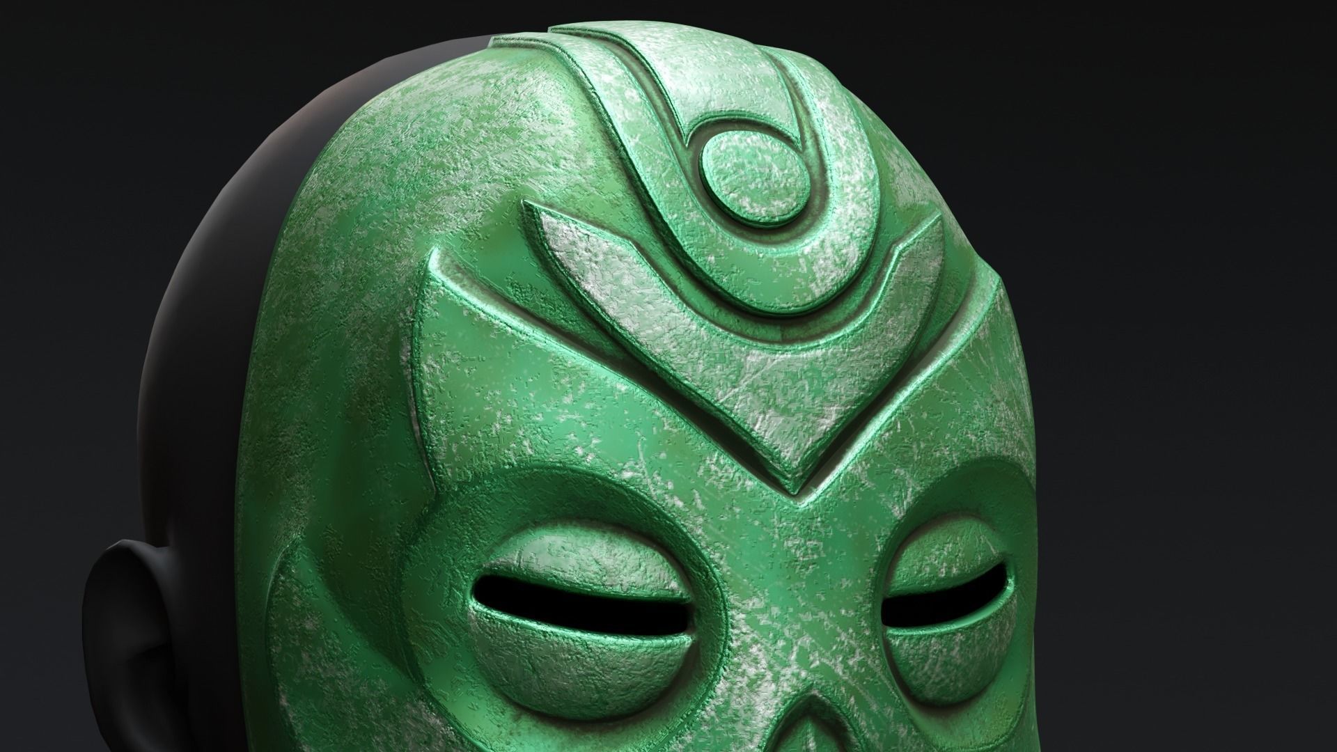 Skyrim Dragon Priest Mask - Rahgot 3D model | CGTrader