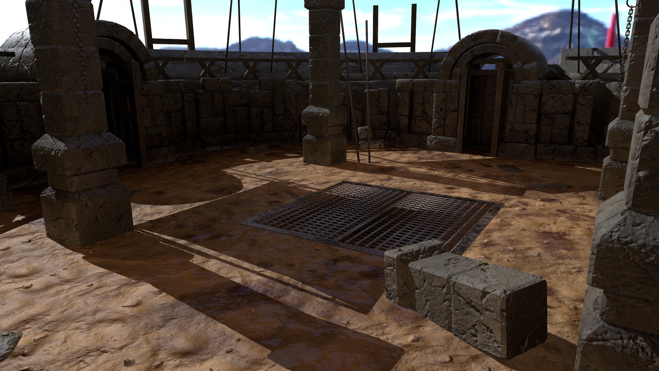 3D model Gladiator Arena VR / AR / low-poly | CGTrader