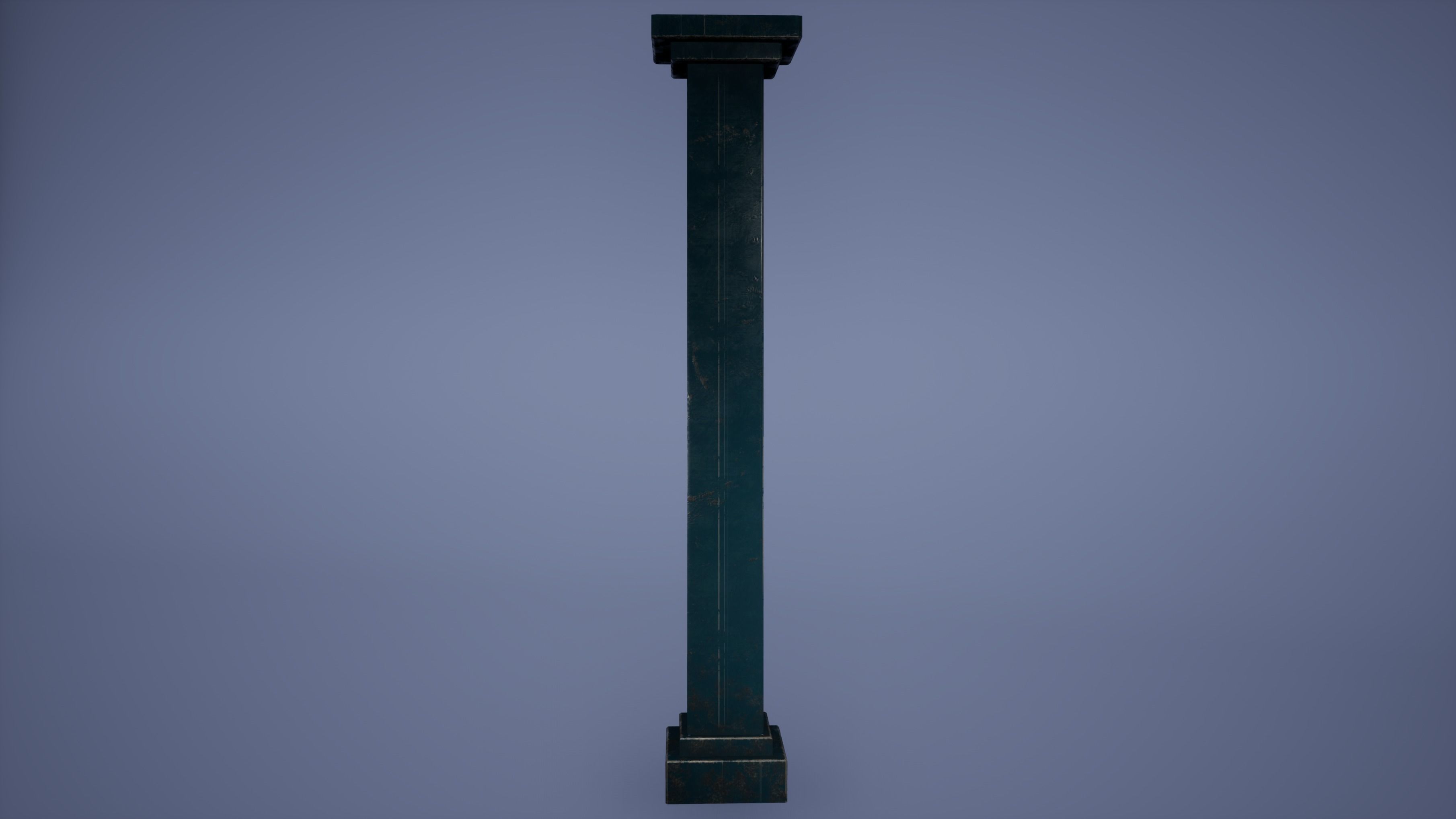 3D model Metro Column Low Poly Game Ready VR / AR / low-poly | CGTrader
