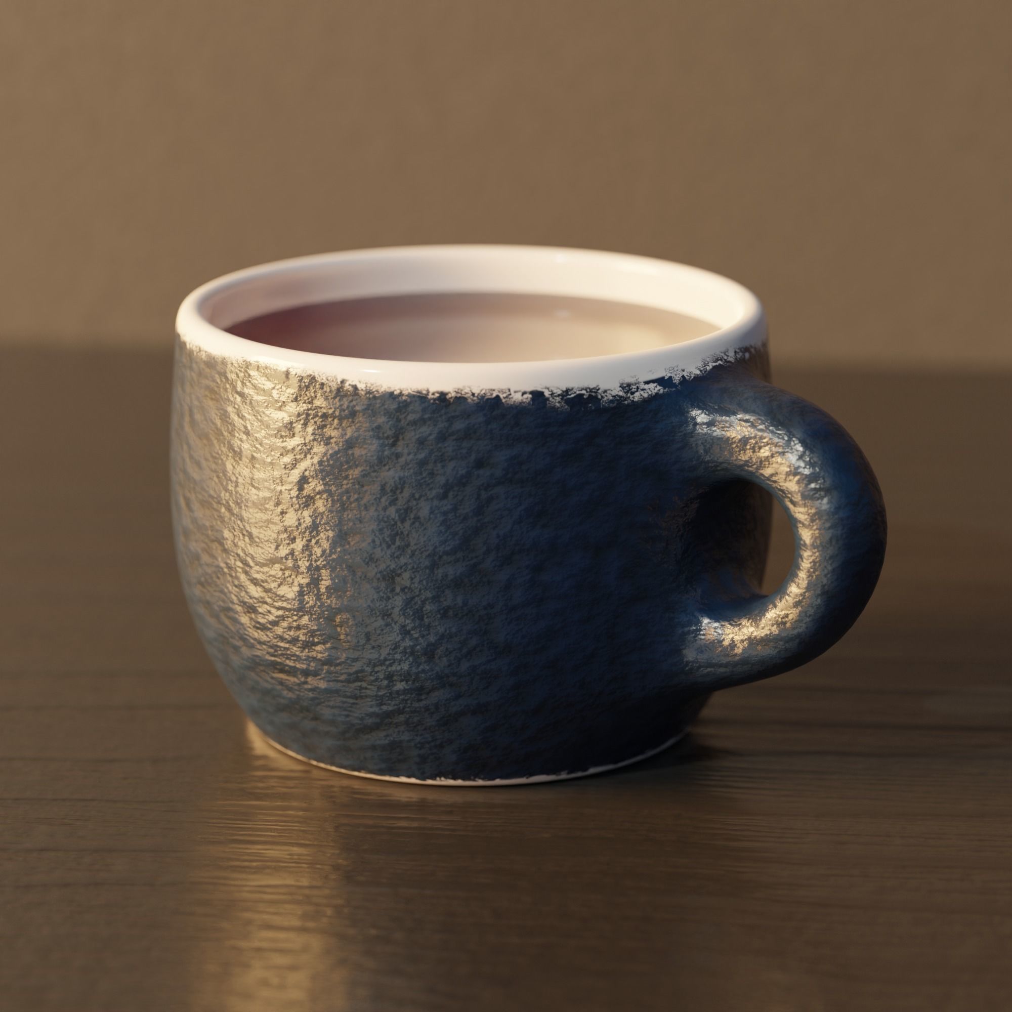 Simple modern ceramic cup free 3D model | CGTrader