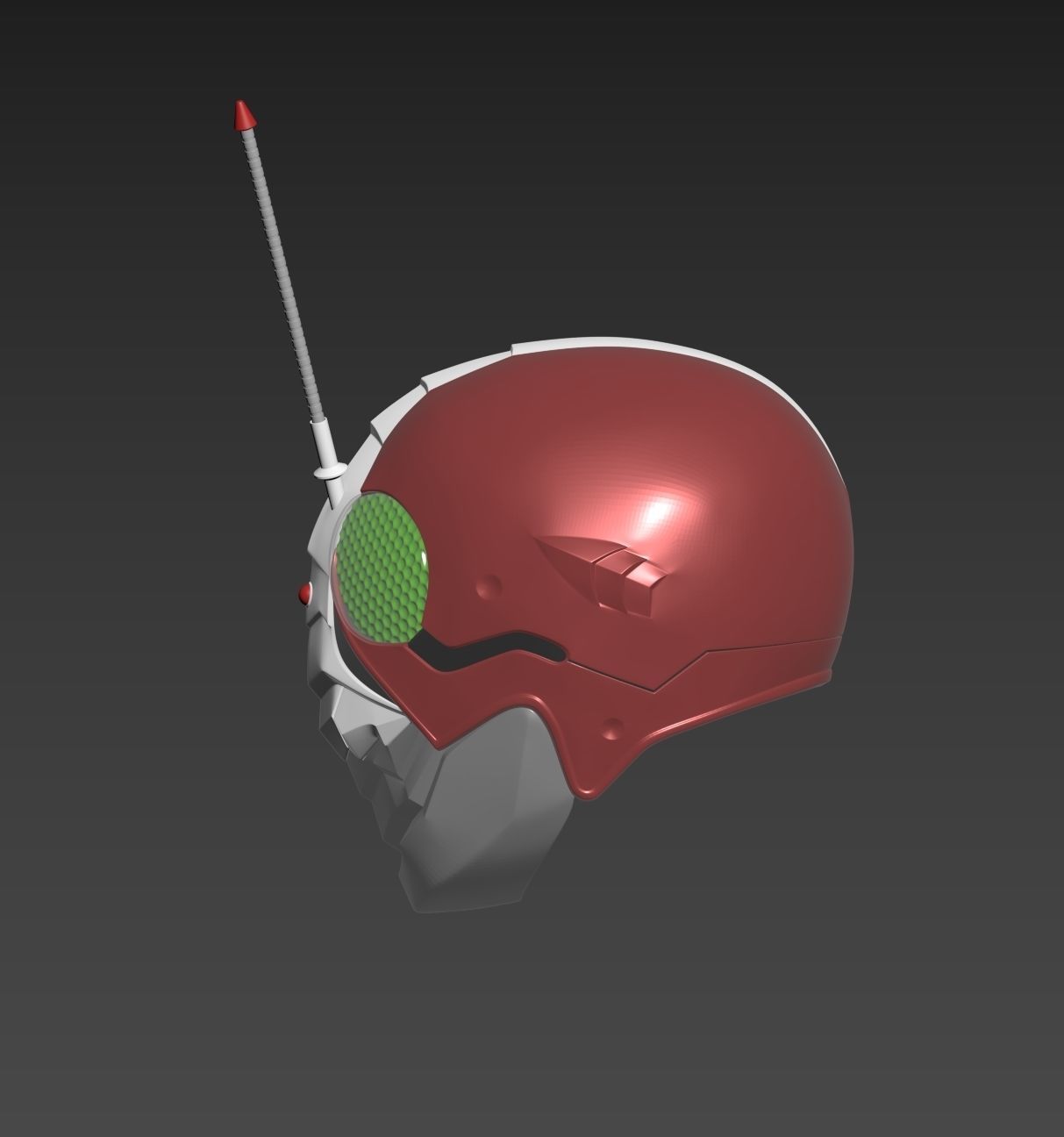 Kamen Rider V3 The Next Movie Helmet Cosplay 3D model 3D printable ...