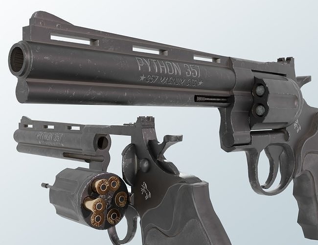 3D model Colt Python 357 - PBR VR / AR / low-poly | CGTrader