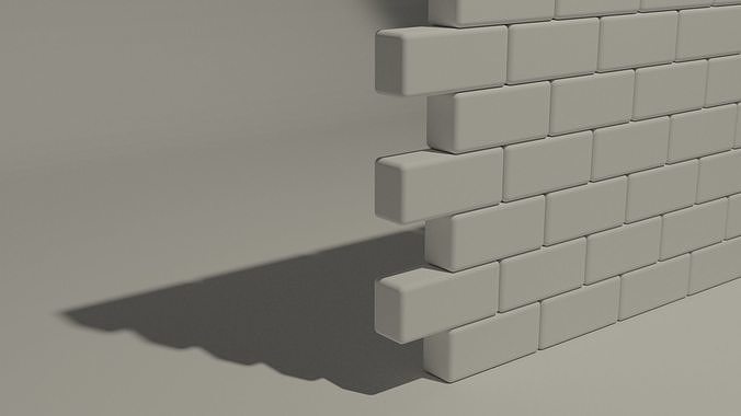 Wall of Bricks free VR / AR / low-poly 3D model | CGTrader