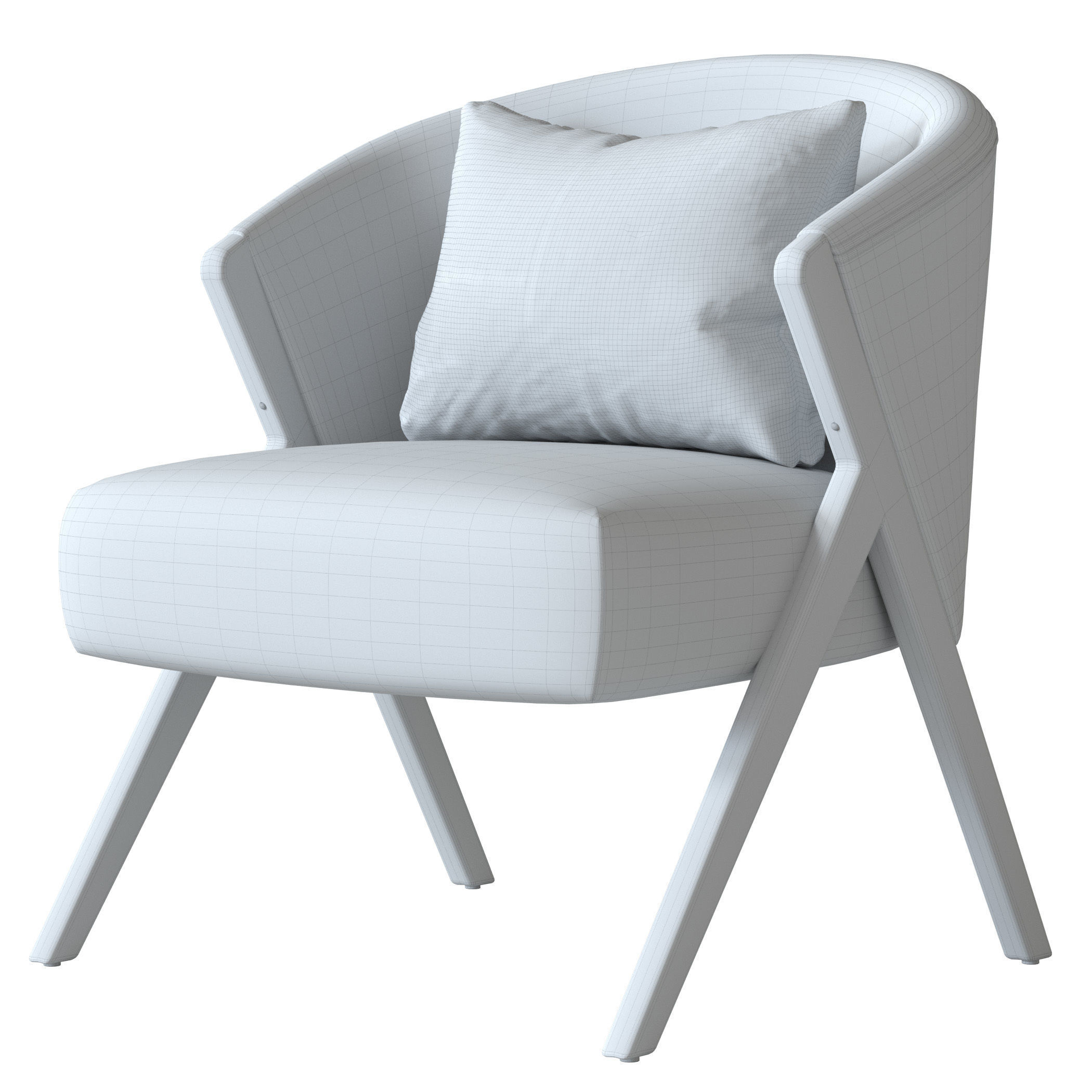 UPHOLSTERED BOUCLE ARMCHAIR ZARA HOME 3D model | CGTrader