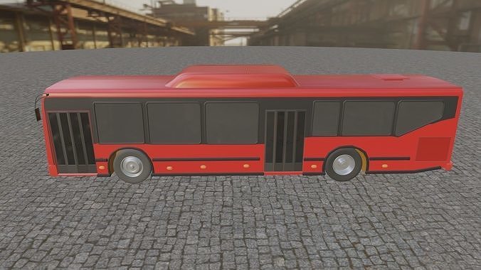 DTC Bus free 3D model | CGTrader