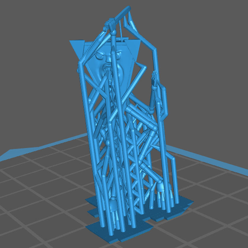 Modron - Tridrone - Geometric Warrior free 3D model 3D printable | CGTrader