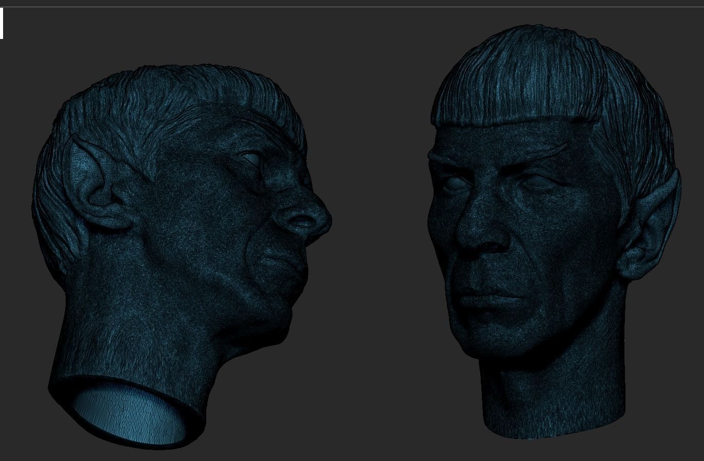 Mr Spock -Leonard Nimoy Head 3D model 3D printable | CGTrader