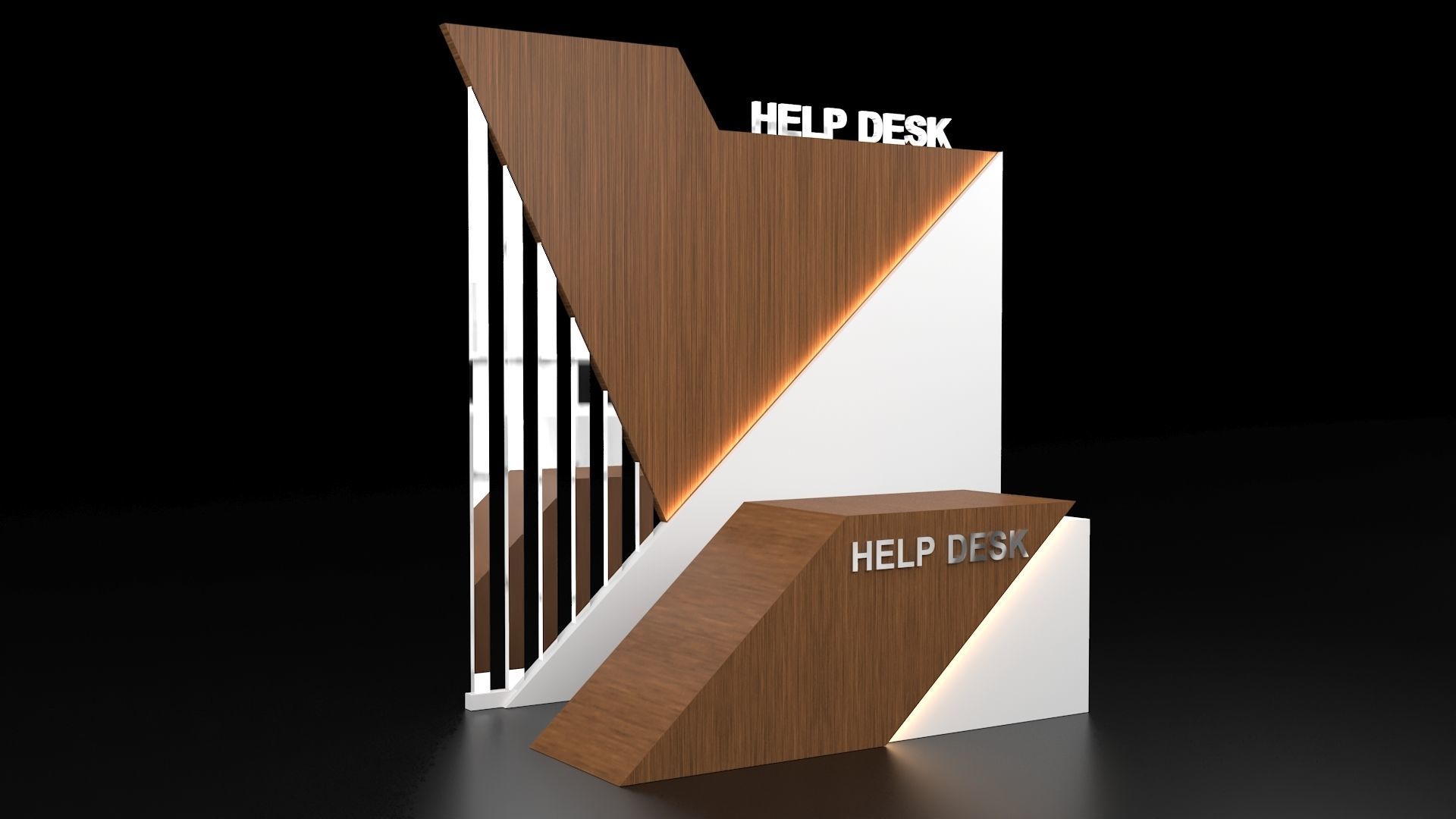 Help Desk 3D model | CGTrader