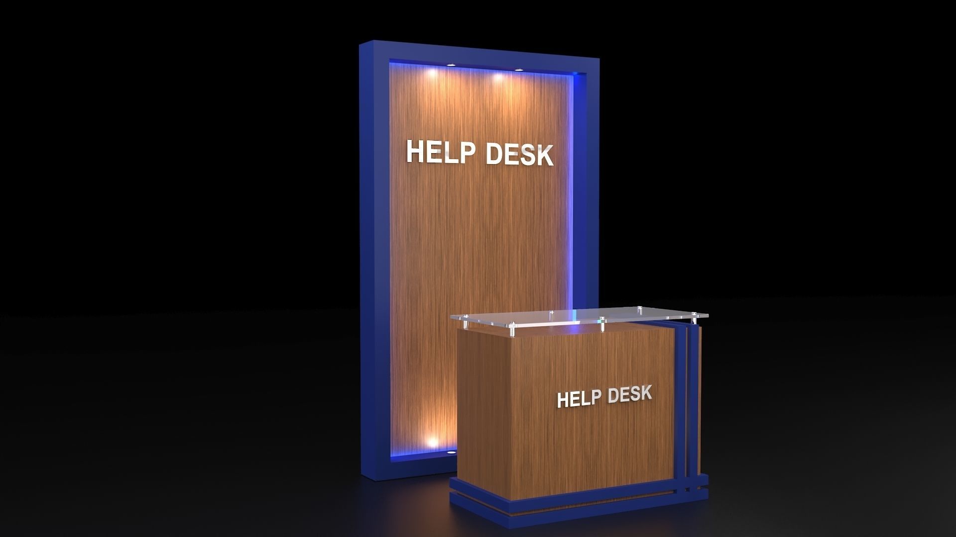 Help Desk 3D model | CGTrader