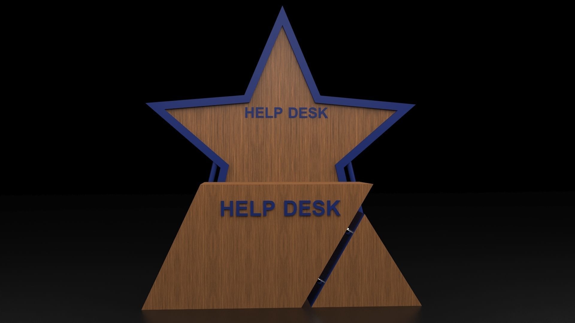 Help Desk 3D model | CGTrader
