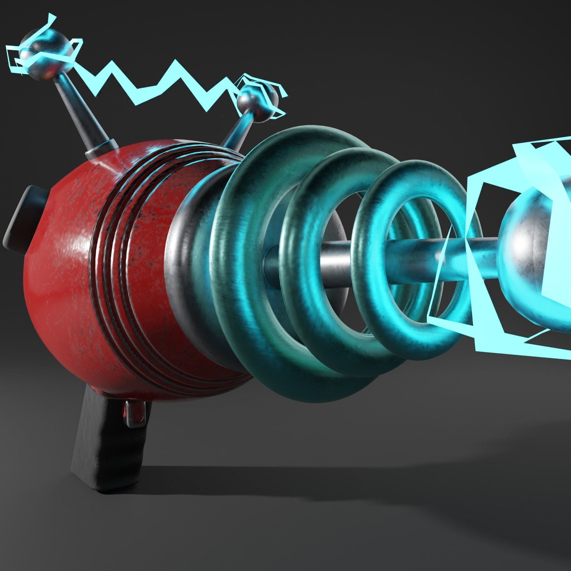 Realistic Alien Gun 3D model | CGTrader