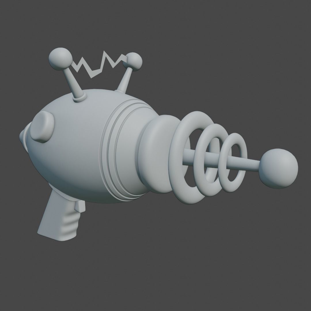 Realistic Alien Gun 3D model | CGTrader