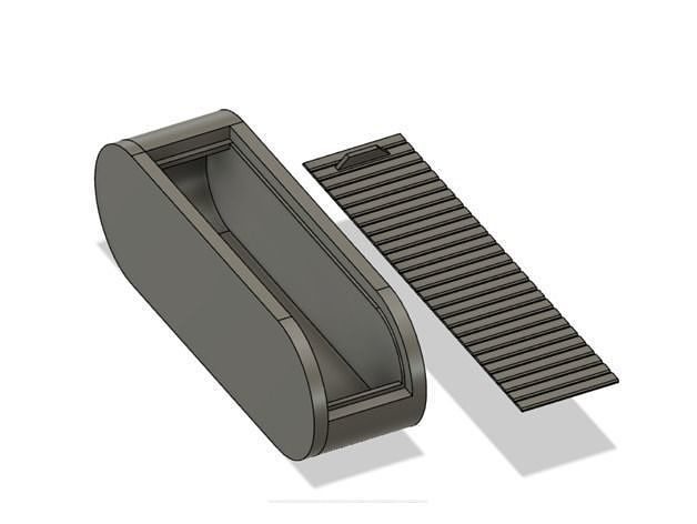 Rolling top Pill Box 3D model | CGTrader