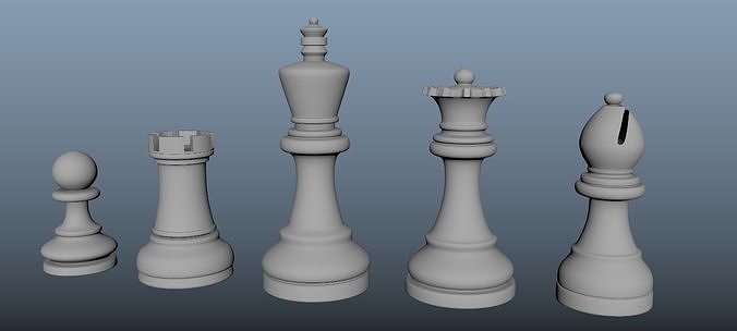 3d chess assets 3D model | CGTrader